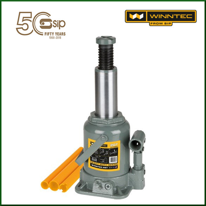 09833 Winntec 20 Ton Low Profile Bottle Jack - 60Mm Screw Extension ...